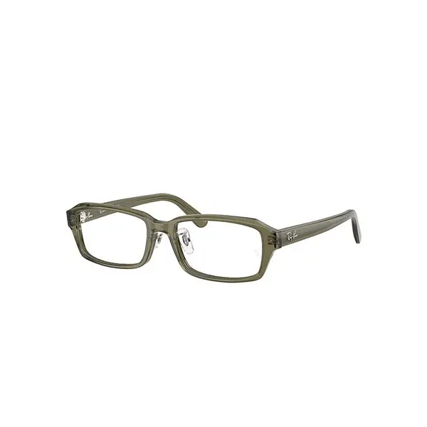 Ray-ban Rb5458d Optics Eyeglasses Frame Transparent Lenses Polarized - Transparent Green