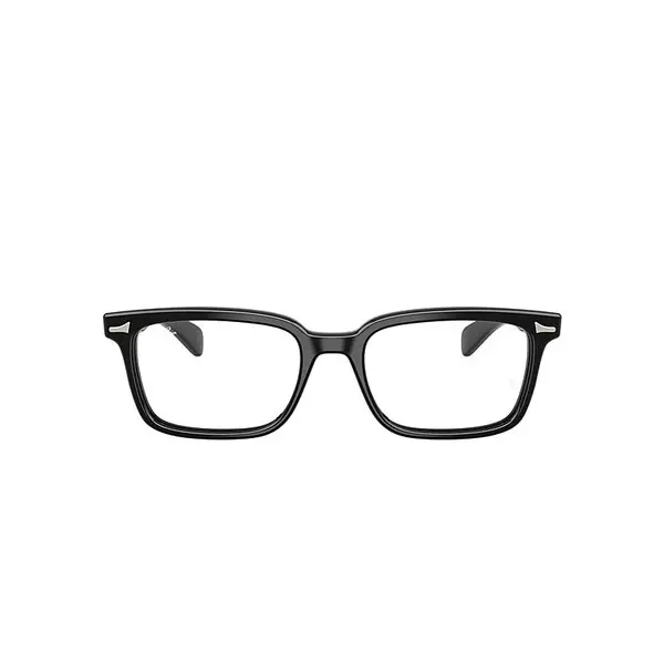 Ray-ban Brunel Optics Eyeglasses Frame Transparent Lenses Polarized - Black