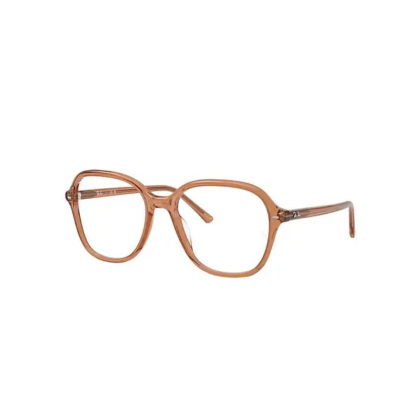Ray-ban Rb5456 Optics Eyeglasses Frame Lenses Polarized - Transparent Brown