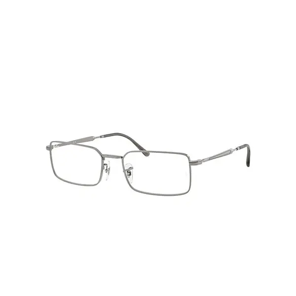 Ray-ban Rb6557 Optics Eyeglasses Frame Transparent Lenses Polarized - Charcoal