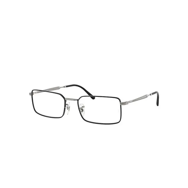 Ray-ban Rb6557 Optics Eyeglasses Frame Transparent Lenses Polarized - Charcoal