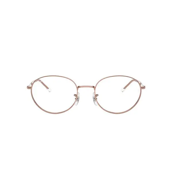 Ray-ban Rb6558 Optics Eyeglasses Frame Transparent Lenses Polarized - Copper
