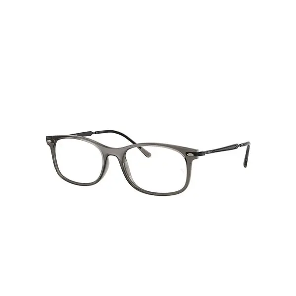 Ray-ban Rb7274 Optics Eyeglasses Frame Transparent Lenses Polarized - Black