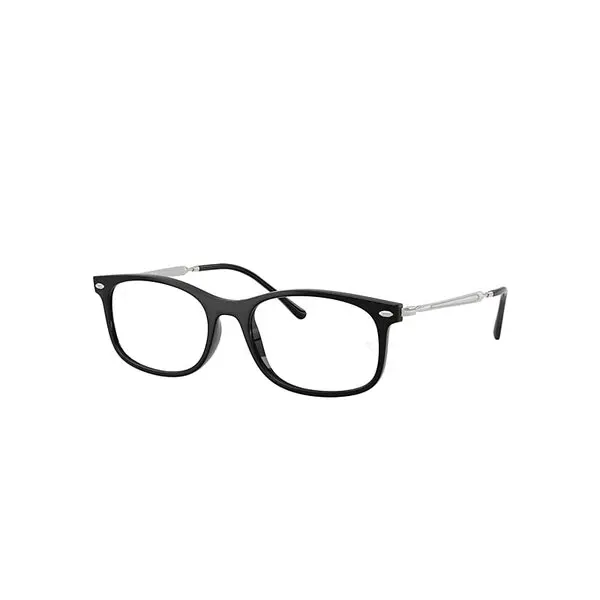 Ray-ban Rb7274 Optics Eyeglasses Frame Transparent Lenses Polarized - Silver