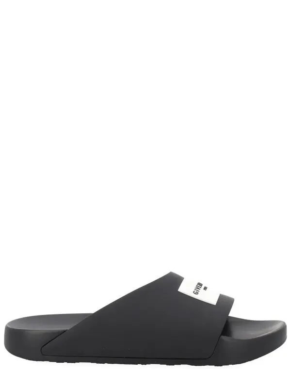 Givenchy Sandalo Slide Label - Black