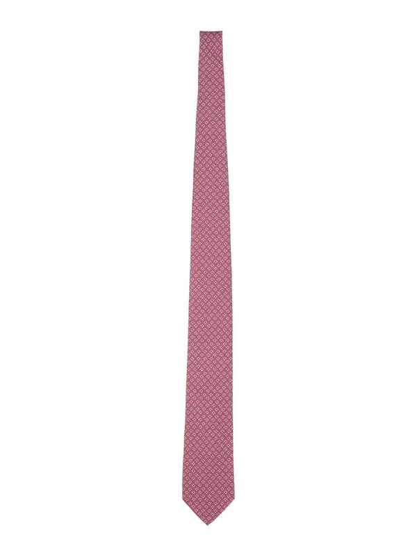 FERRAGAMO Cravatta In Seta - Red
