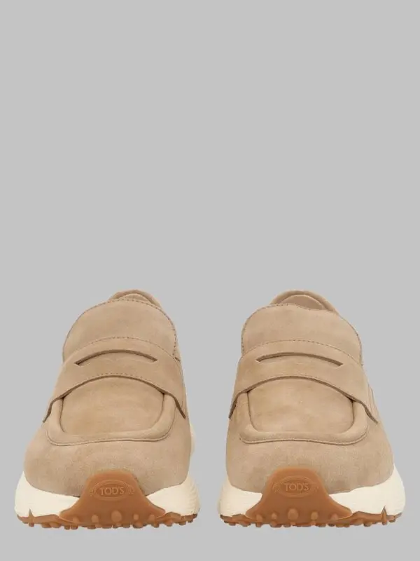TOD'S Mocassino Sportivo In Pelle Scamosciata