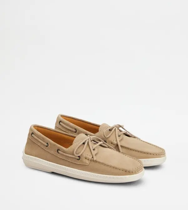 TOD'S Boat Shoes In Suede