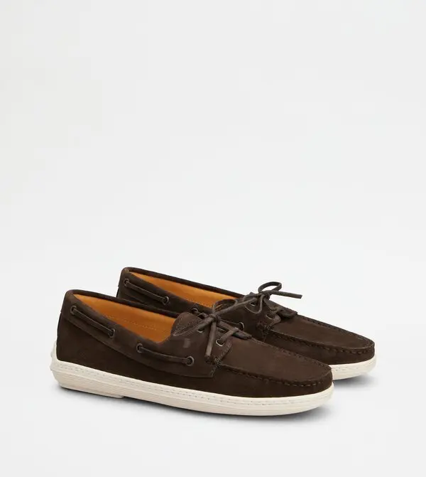 TOD'S Boat Shoes In Suede