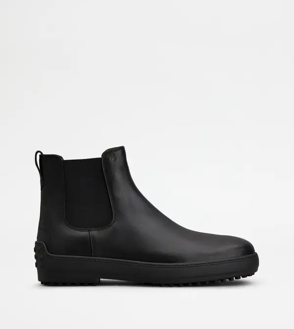 TOD'S Winter Gommino Chelsea Boots In Leather