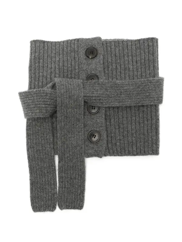 Dries Van Noten Scarf Cashmere "merlin - Gray