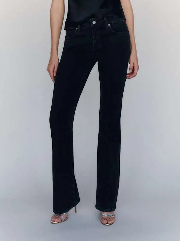 REFORMATION Noah Super Stretch Low Rise Bootcut Jeans Denim
