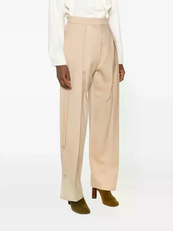 Sportmax Pleated Wide-leg Tailored Trousers