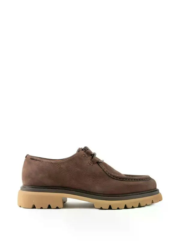 FERRAGAMO Lug-sole Lace-up Derby Shoes