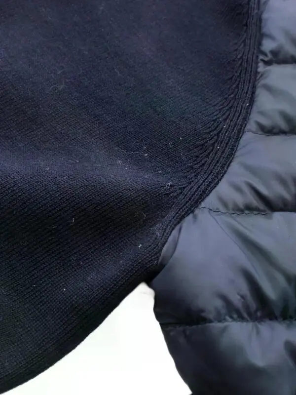 Moncler 2010s Knitted Down Jacket
