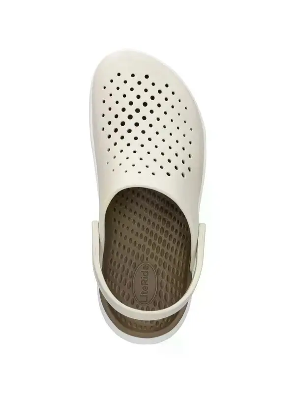 CROCS Literide Perforated Mules - White