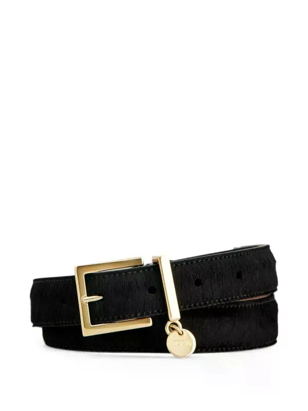 TOD'S Logo-pendant Belt - Black