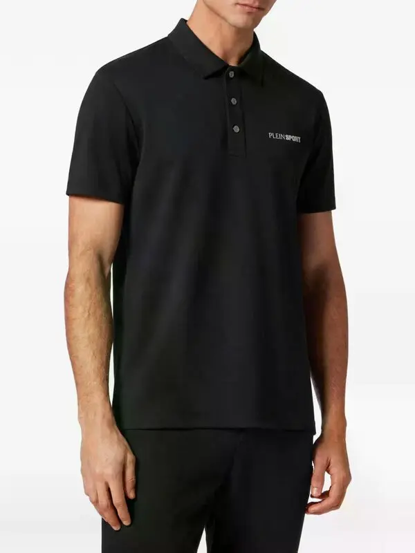 PLEIN SPORT Logo-print Polo Shirt