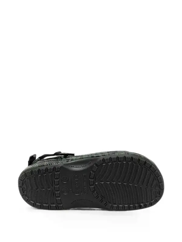 CROCS X Aries Arise Classic Camo-print Jibbitz™-embellished Mules