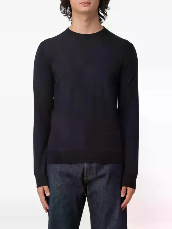 BROOKSFIELD Crew-neck Long-sleeve Sweater