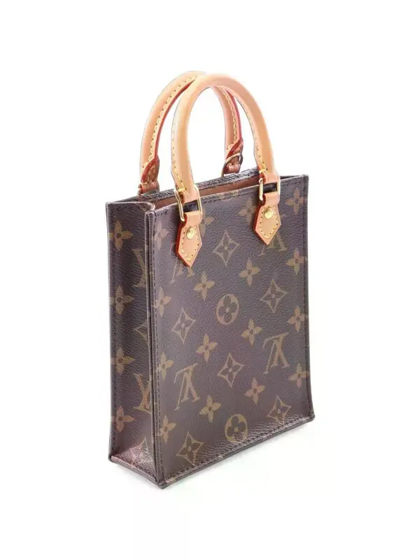 LOUIS VUITTON 2020 Monogram Petite Sac Plat Tote Bag