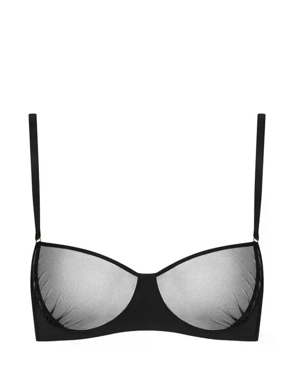 SCANDALE Nuit Fauve Mesh-panel Bra