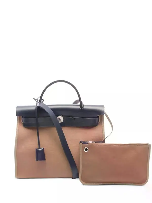 Hermès 2018 Herbag Zip Pm Handbag - Brown