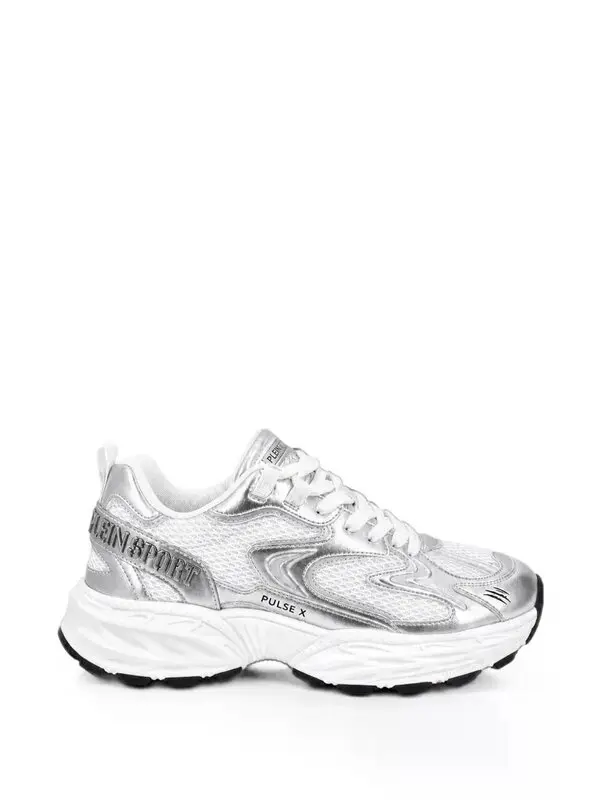 PLEIN SPORT Runner Pulse X Metallic Sneakers