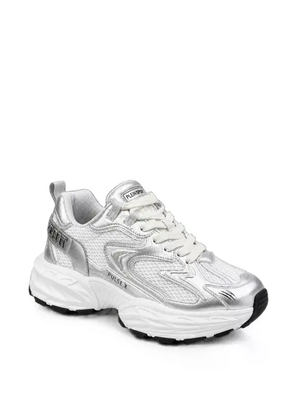 PLEIN SPORT Runner Pulse X Metallic Sneakers