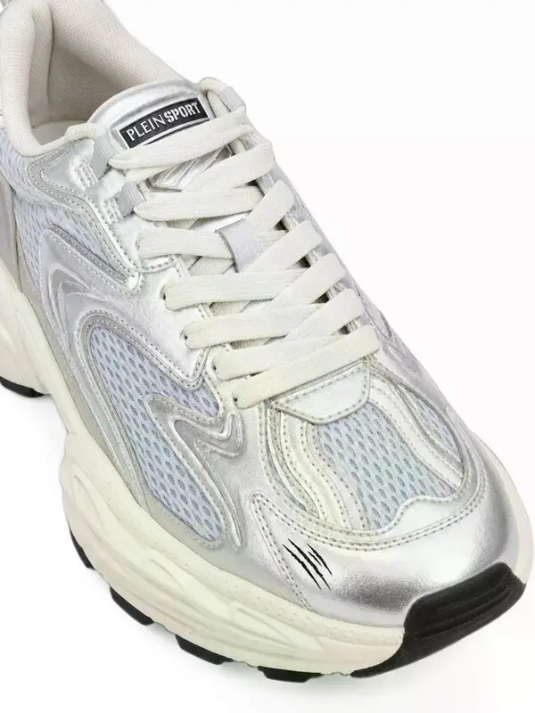 PLEIN SPORT Runner Pulse X Metallic Sneakers