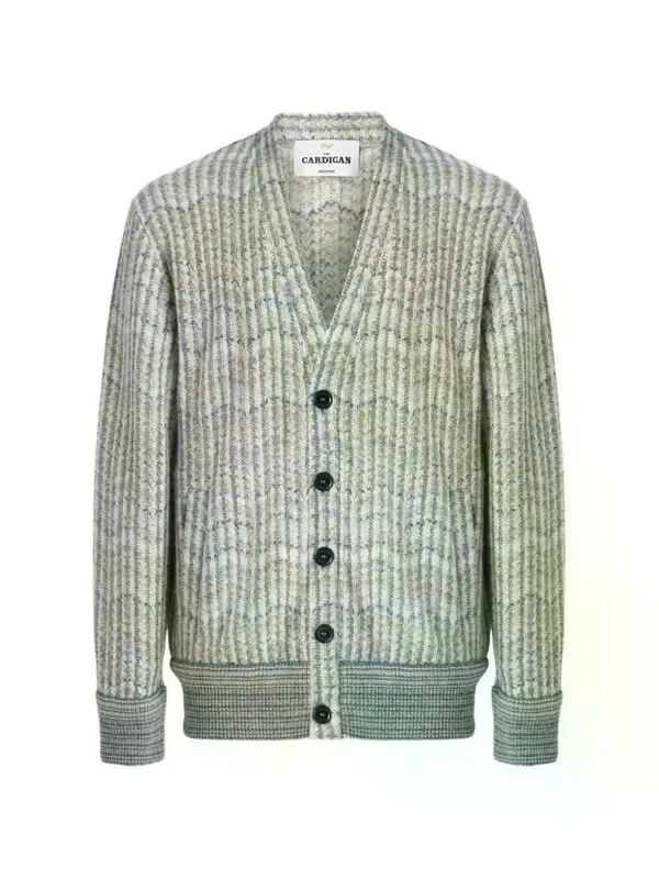 Missoni Zigzag-knit Button-up Cardigan