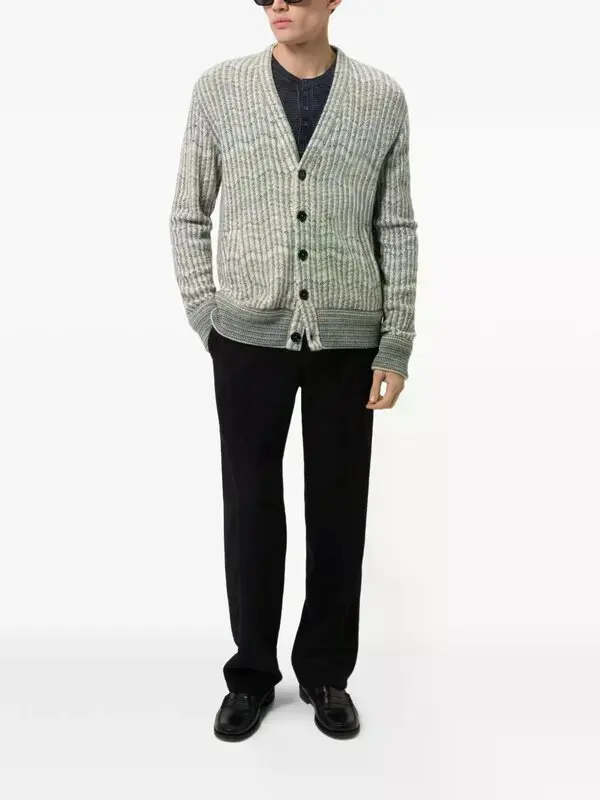 Missoni Zigzag-knit Button-up Cardigan