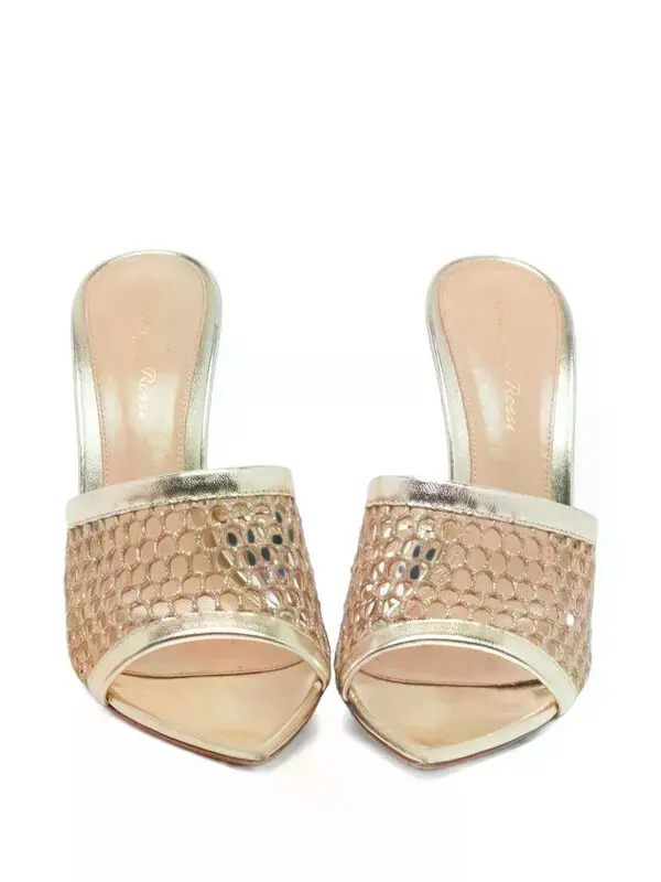 GIANVITO ROSSI Alisia Mesh-panel Heeled Sandals