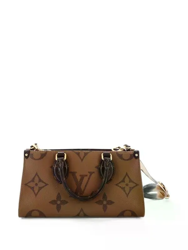 LOUIS VUITTON Onthego Tote Reverse Monogram Giant East West Shoulder Bag