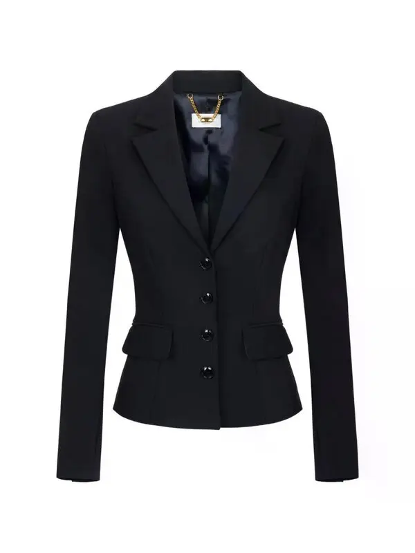 Elisabetta Franchi Technical-fabric Jacket - Black