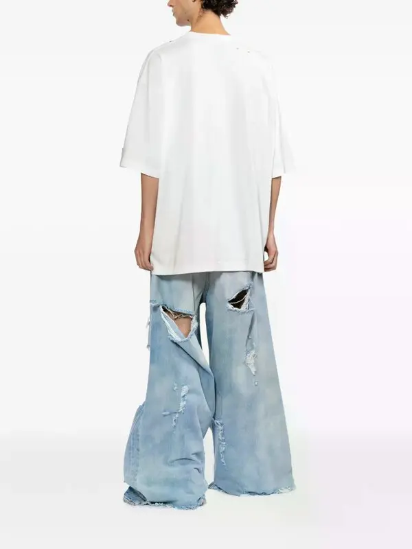 Mihara Yasuhiro Graphic-print Distressed T-shirt