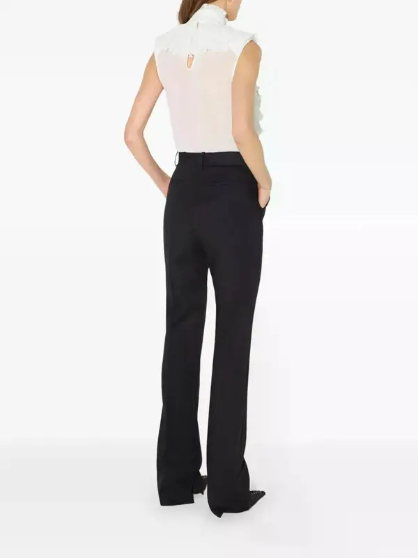 Elisabetta Franchi Bodysuit In Georgette And Lace