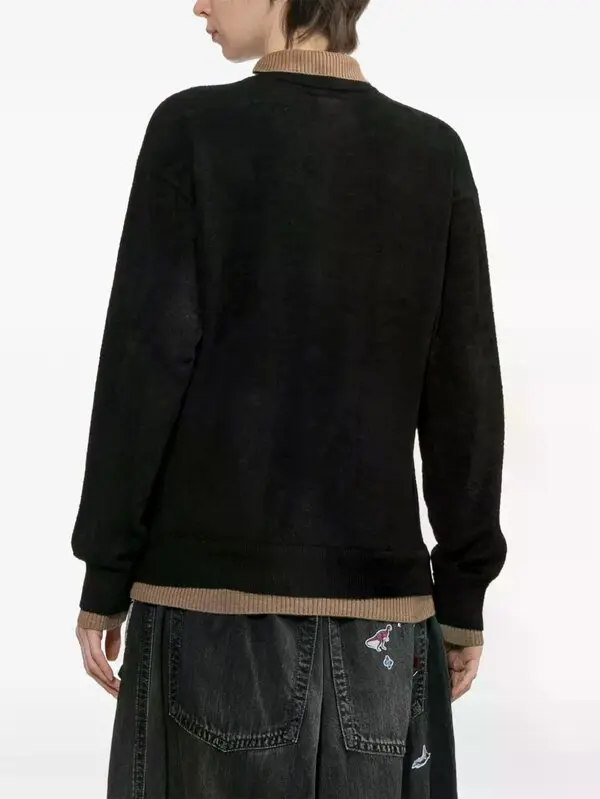 Mihara Yasuhiro Layered Cardigan