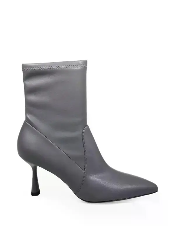 SERGIO LEVANTESI Janet Pointed-toe Ankle Boots - Grey