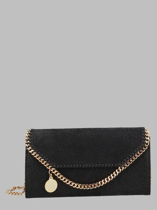 Stella McCartney Portafoglio Falabella Continental - Black