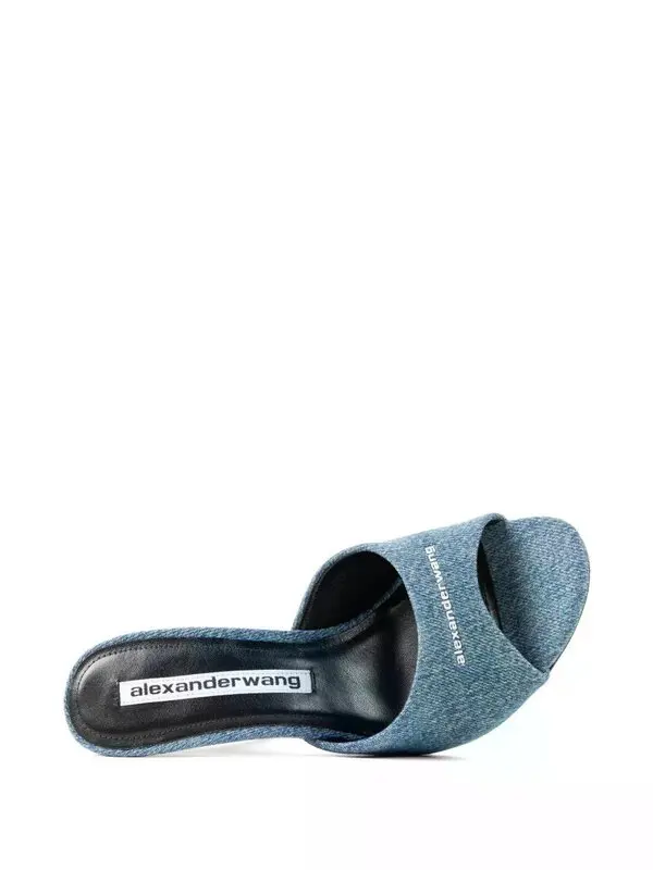 Alexander Wang Cher Denim Mules