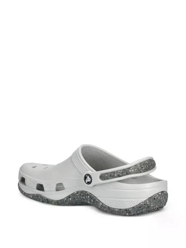 CROCS Classic Evo Perforated Slingback Mules - White