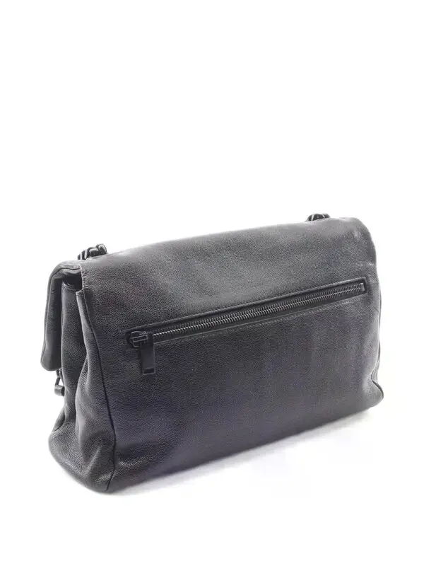 Saint Laurent 2010s West Hollywood Monogram Shoulder Bag - Black
