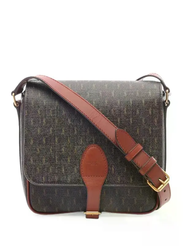 Saint Laurent 2010s Medium Le Monogram Shoulder Bag - Brown