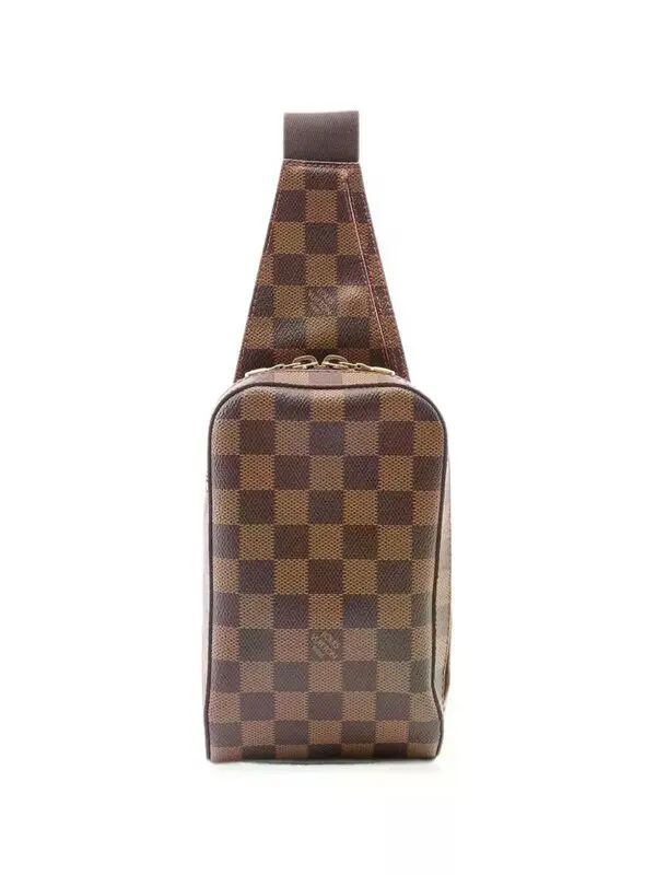 LOUIS VUITTON 2004 Geronimos Damier Ebene Cross Body Bag