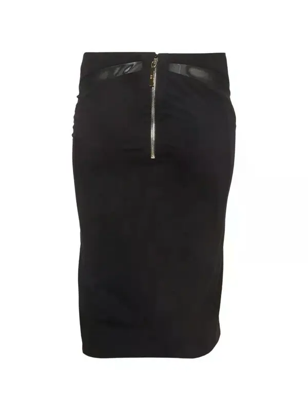 Elisabetta Franchi Semi-sheer-panel Midi Skirt