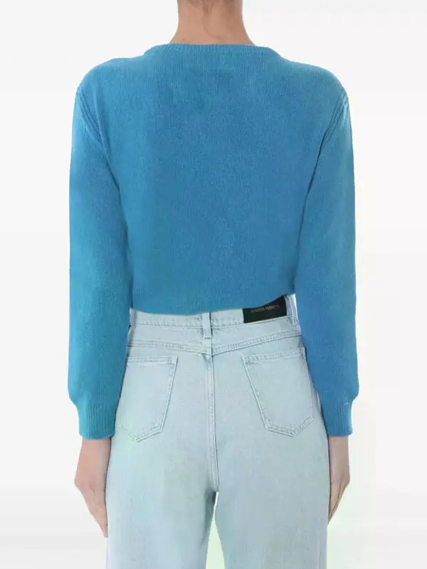 Alberta Ferretti Sequin Roundel Sweater
