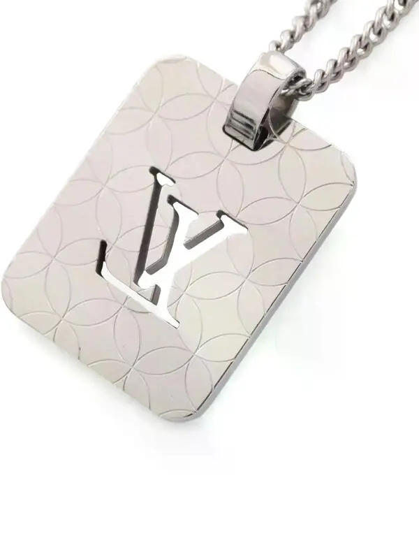 LOUIS VUITTON 2010s Champs Elysees Necklace - Silver