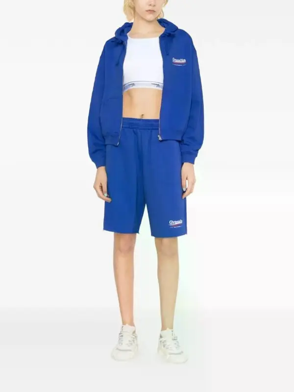 Vetements Frayed Shorts - Blue