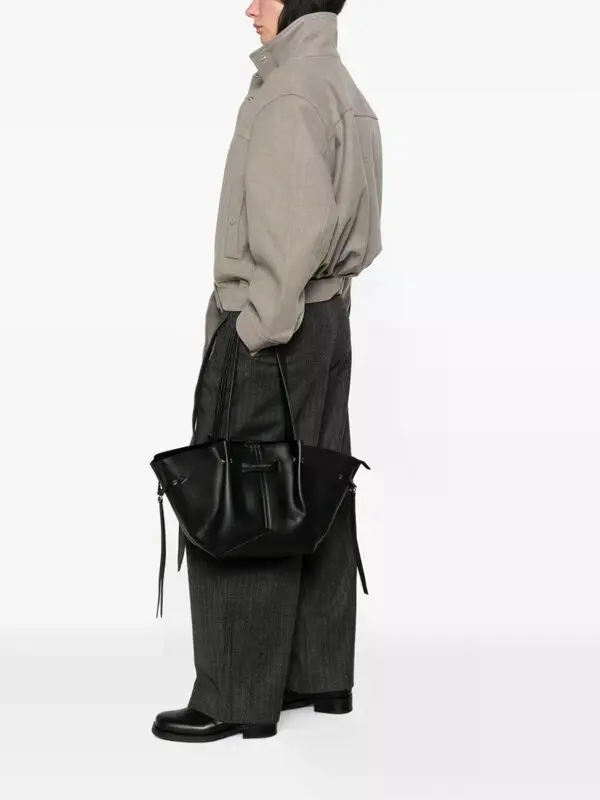 Karl Lagerfeld K/pierced Panelled Drawstring Tote Bag - Black
